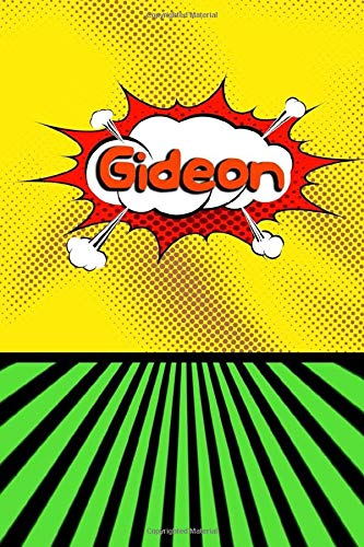 Gideon: Personalized Journal | Custom Name Journal – Cartoon Journal ...