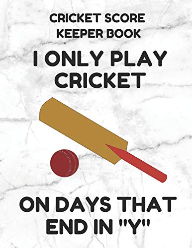 Cricket Score Keeper Book: Scorebook of 100 Score Sheet Pages for ...