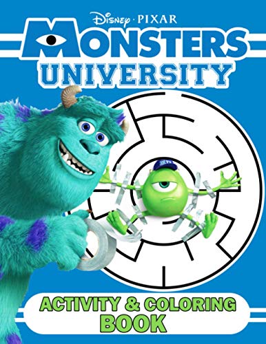 Monsters University Activity & Coloring Book: A special and perfect ...