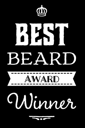 Best Beard Award Winner: 110-Page Blank Lined Journal Funny Office ...