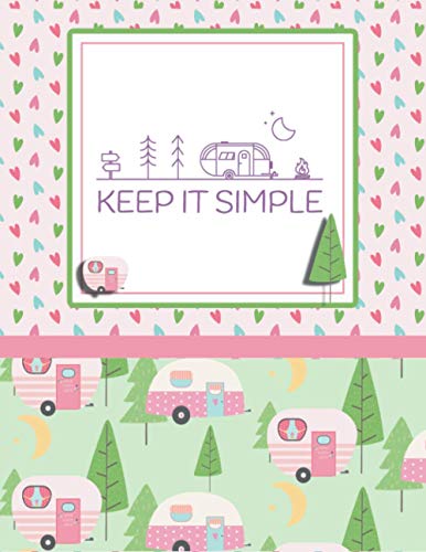 Keep It Simple: Glamping Logbook, Campground Journal, Family Camping ...