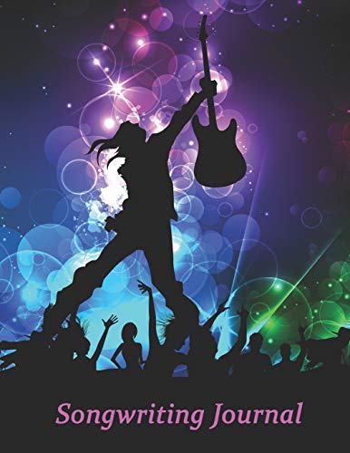 Songwriting Journal: A 12 Staff Manuscript Paper Music Notebook, Blank ...