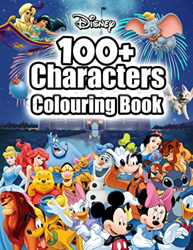100+ Characters Colouring Book: A Great Gift For Characters Lovers Who ...