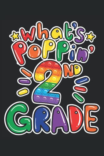 What's popping 2nd grade first day of school: Notebook by Christian ...