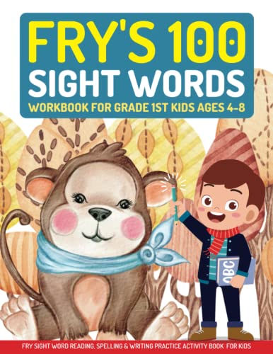Sight Word 1st Grade: Fry's 100 Sight Words Workbooks For 1st, First ...