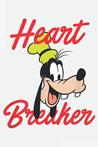 Disney Goofy Heartbreaker: Notebook Planner -6x9 inch Daily Planner ...