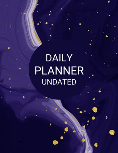 Daily Planner: Minimalist Undated Daily and Hourly Planner Schedule ...