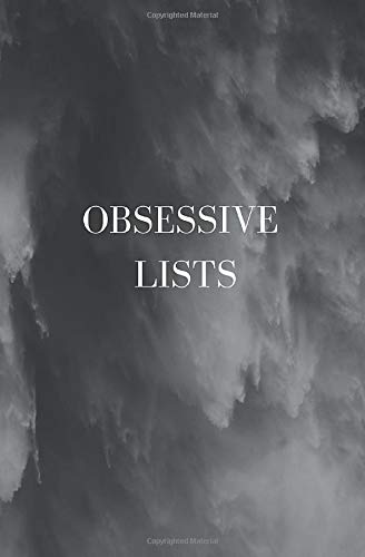 Obsessive Lists: Notebook 120 dotted pages with funny cover text ...