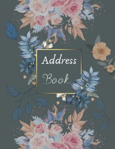 Address Book: Large Print - Large Telephone Address Book for Seniors ...