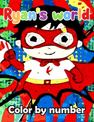 Ryans world Color By Number: Ryans world Coloring Book An Adult ...