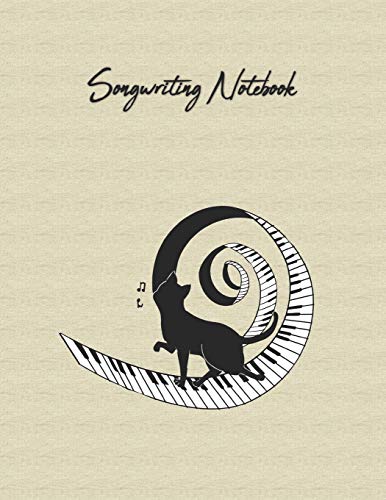 Songwriting Notebook: Combination Staff Paper and Dot Grid Songwriting ...