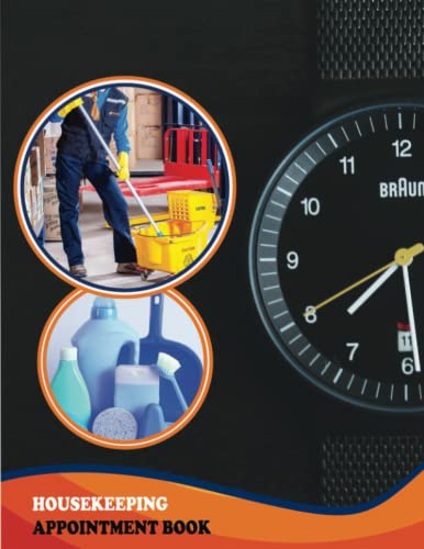 Housekeeping Appointment Book: 1 Year Cleaning Business Client ...
