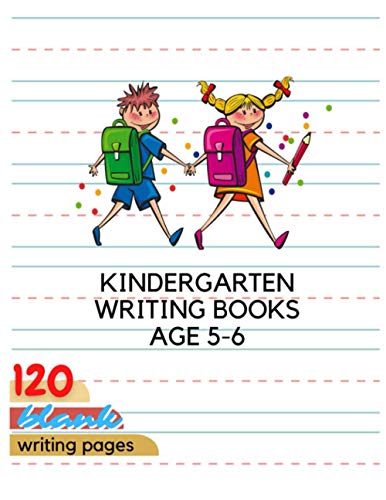 KINDERGARTEN WRITING BOOKS AGE 5-6: Preschool writing Workbook by Glass ...