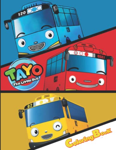 Tayo the little bus: HAVE NICE WITH tAYO AND HIS FRIENDS/ coloring book ...