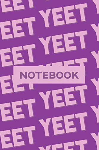 Notebook: Yeet Pink Purple Typography Meme Pattern by Rachel Annabelle ...