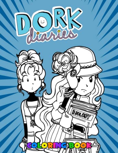 Dork Diaries Coloring Book: Perfect Coloring Book For Adults and Kids ...