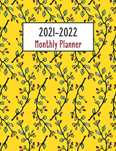 2021-2022 Monthly Planner: Two Year Planner Calendar Schedule Organizer ...