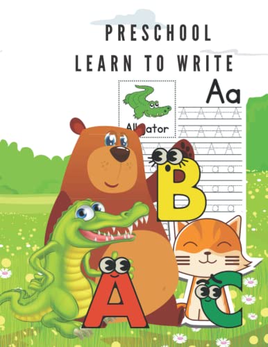 Preschool Learn to Write Alphabet workbook ,Workbook for kids 3-5 years ...
