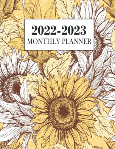 2022-2023 Two Year Monthly Planner: 2 Year Monthly Planner Calendar ...