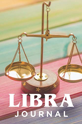 Libra Star Sign Astrology Zodiac Journal: 6” x 9” Inches Lined Paper ...