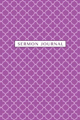 Sermon Journal: Bible Study Notebook, 6x9, 120 Pages by Faith Notes ...