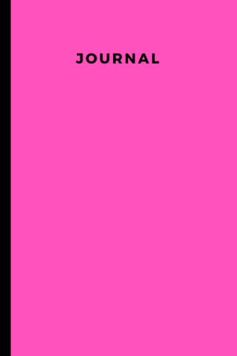 HOT PINK AND BLACK JOURNAL: PINK AND BLACK NOTEBOOK: GIRLY GIFTS by ...