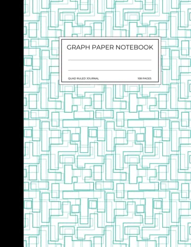 Graph Paper Notebook: 4x4 Quad Ruled Grid Paper Notebook 8.5 x 11 ...