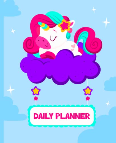 Daily Planner: Unicorn Themed Planner To Help You To Plan Daily Steady ...
