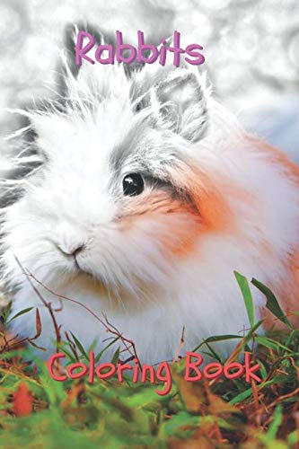 Rabbits Coloring Book: 30 rabbits drawings, adults relaxation, coloring ...