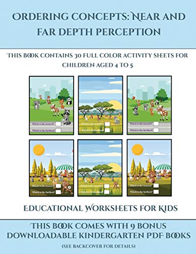 Educational Worksheets for Kids (Ordering concepts near and far depth ...
