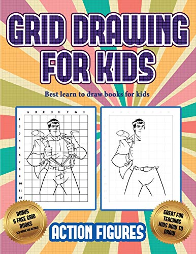 Best learn to draw books for kids (Grid drawing for kids - Action ...