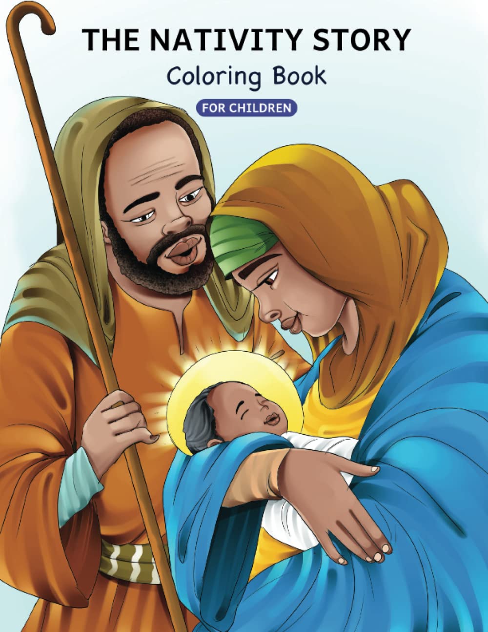 The Nativity Story Coloring Book For Children: The Nativity Story ...