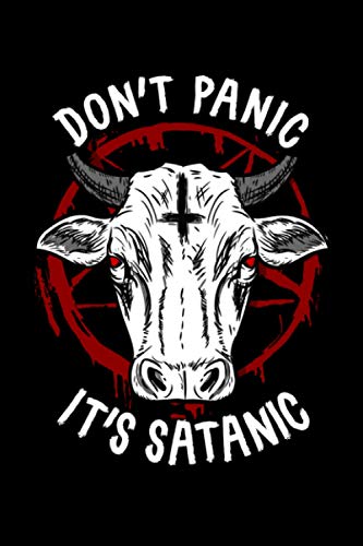 Dont Panic Its Satanic: 6x9 Satanic Notebook, Sketchbook, Sketchpad ...