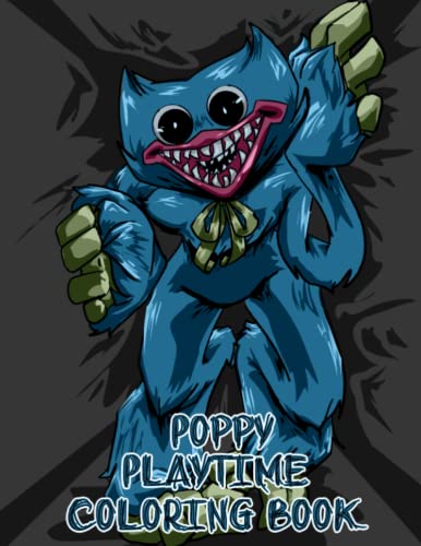 Poppy Playtime Coloring Book: Amazing Gift For Fans, Kids, Adults To ...