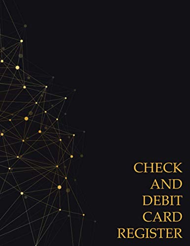 Check and Debit Card Register: Checking Account Transaction Log by Amra ...