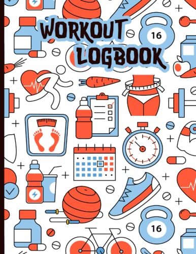 Workout Log Book: Fitness Tracker Journal for Personal Exercise ...