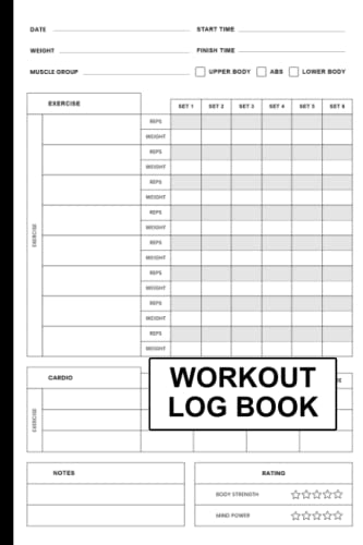 Workout Log Book: Simple Journal For Personal Training, Exercise ...