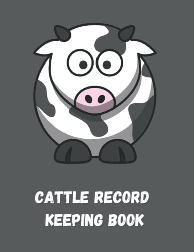 cattle record keeping book: Cattle Breeding & Calving Record Book for ...
