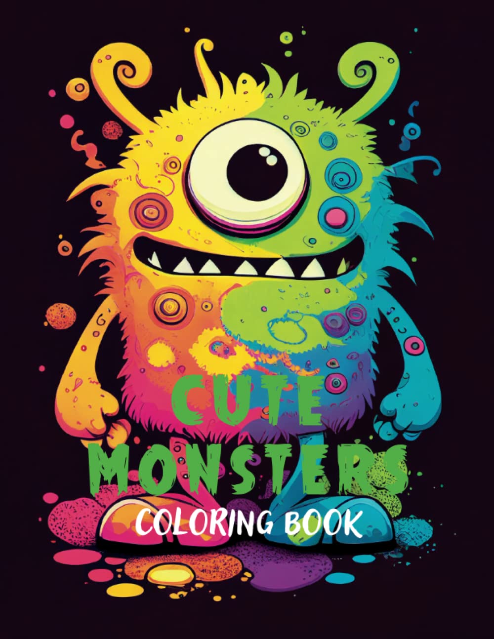 Cute Monsters for Kids: Coloring Book of Adorable Monsters by Amalie ...