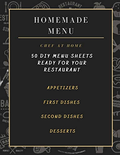 Homemade Menu - Restaurant Menu: Homemade Menu: Ready-made menu cards ...