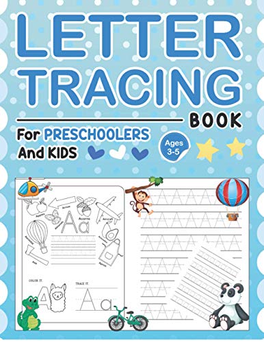 Letter Tracing Book For Preschoolers and Kids Ages 3-5: Magnetic ...