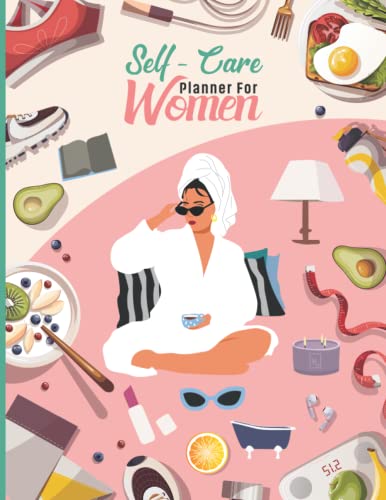 Self Care Planner For Women: Pink & Women Element Self Care Planner to ...