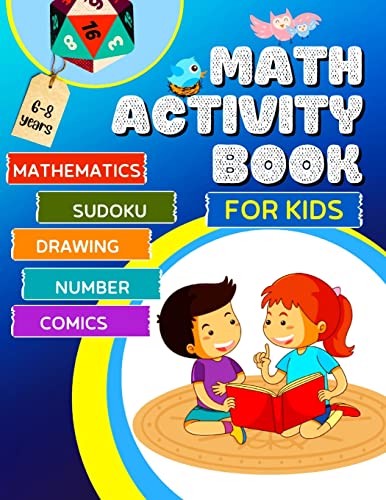 Math Activity Book for Kids: A Fun Educational Brain Game for Kids with ...