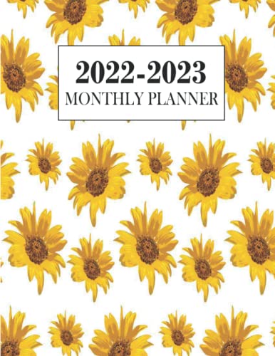 2022-2023 Two Year Monthly Planner: 2 Year Monthly Planner Calendar ...