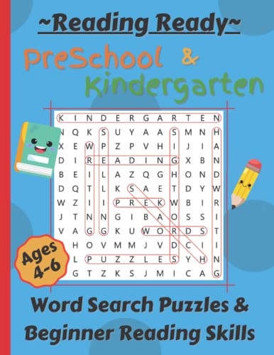 ~ Reading Ready ~ Preschool & Kindergarten. Word Search Puzzles ...
