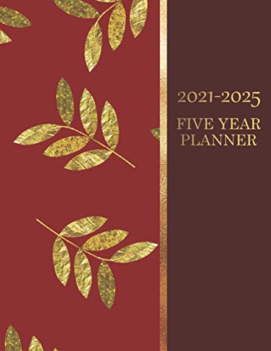 2021-2025 Five Year Planner: 2021-2025 Five Years Monthly Planner|5 ...