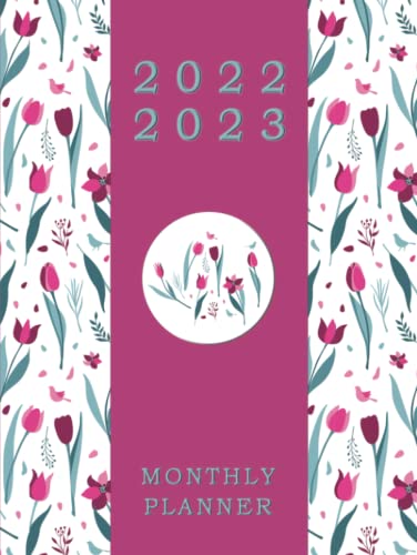 2022-2023 Monthly Planner: 24 Month Calendars with List and Note Pages ...
