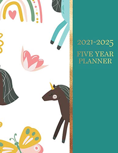 2021-2025 Five Year Planner: 2021-2025 Five Years Monthly Planner|5 ...