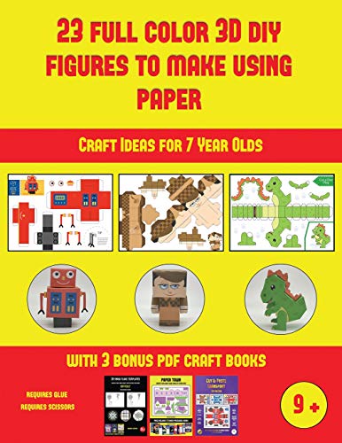 Craft Ideas For 7 Year Olds 23 Full Color 3D Figures To Make Using craft-ideas-for-7-year-olds-23-full-color-3d-figures-to-make-using