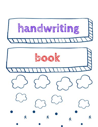 Handwriting Book: Kindergarden to 4th Grade Notebook, Handwriting ...